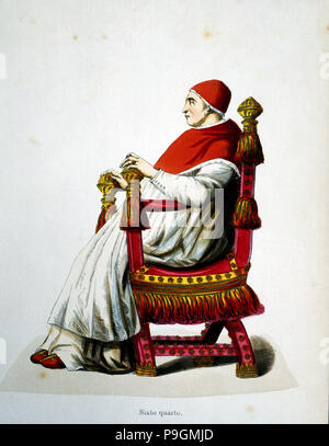 Pope Sixtus IV Pope 1471- 1484 Italy Urbino Paintings 1474 Justus van ...