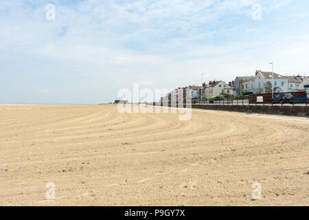 Hoylake Beach, Wirral, Merseyside, England, on a stormy day Stock Photo ...
