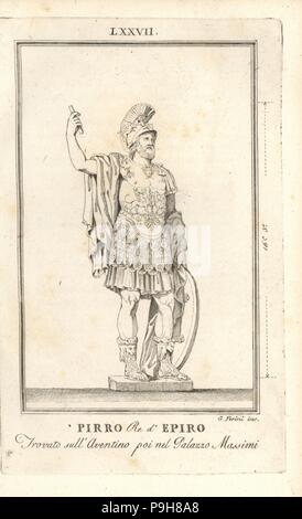 Statue of Pyrrhus. Statue of Pyrrhus, king of Epirus as the war god ...