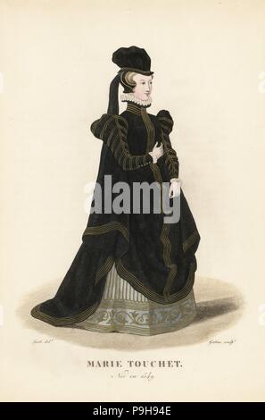 Marie Touchet, mistress of King Charles IX of France, 1549-1638 ...