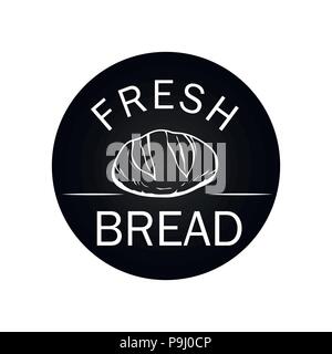 Signboard, logo or name for a baking shop with bread and sweets Stock ...