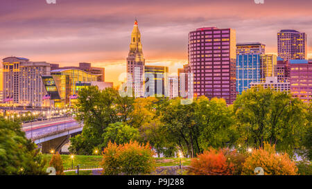 Aerial view of downtown Hartford, CT Stock Photo - Alamy