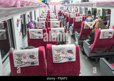 Hello Kitty,cat,design,Taroko,Express,train,livery,Eva Air,sponsored ...