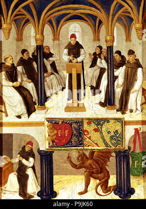 Saint Thomas Aquinas, Thomas of Aquino, 1225- 1274, an Italian ...