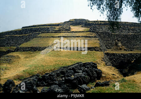 Cuicuilco circular pyramids built 600 years AD, then, about the year ...