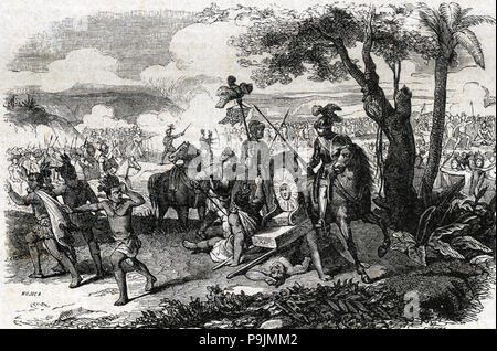 Battle of Otumba, Mexico, 7 July, 1520 Stock Photo: 9879080 - Alamy