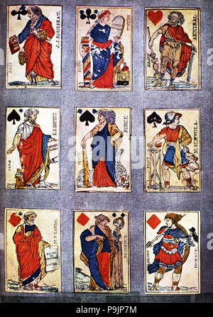 French Revolution Cards Stock Photo - Alamy