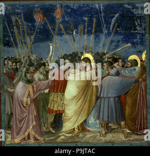 Giotto, The Kiss of Judas (Padua Stock Photo - Alamy