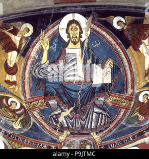 Master of Taull. Apse of Sant Climent de Taull, 1123. Romanesque ...