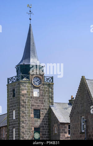 stonehaven clock tower Stock Photo - Alamy