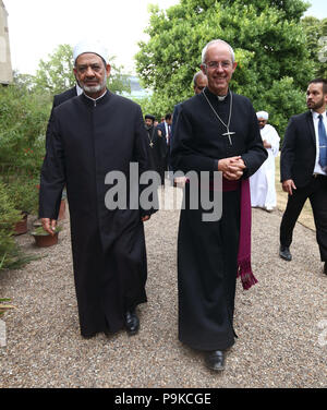 The Grand Imam of al-Azhar al-Sharif, Dr Mohamed Sayed Tantawy speaks ...