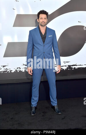 Adam Karst at the Los Angeles premiere of "The Equalizer 2" held at the ...