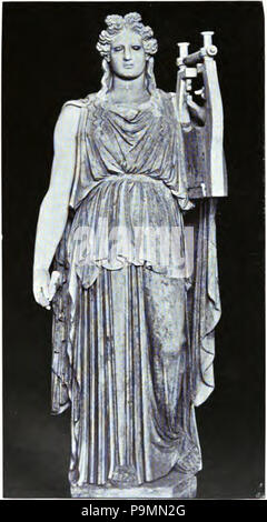 Roman statue of Apollo with a lyre, Roman 1st cent AD inspired by an ...