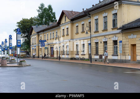 Zakopane Railway Station, Zakopane, Southern Poland,Europe Stock Photo ...