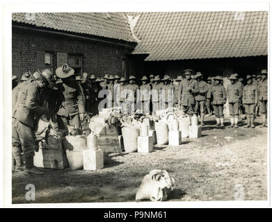 [9th] Gurkhas drawing rations at a French farm house [St Floris, France ...