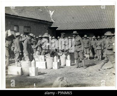 [9th] Gurkhas drawing rations at a French farm house [St Floris, France ...