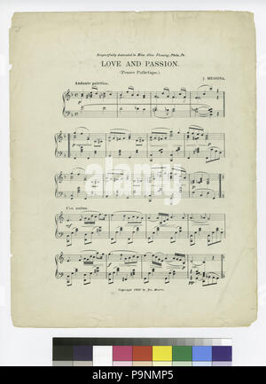 81 A harp with broken strings (NYPL Hades-609335-1823421 Stock Photo ...