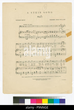 A stein song (NYPL Hades 464303 1709429 Stock Photo - Alamy