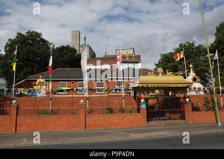 The Buddhist Community Centre, Aldershot England Stock Photo - Alamy
