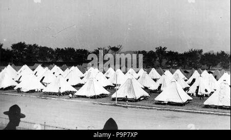 1918 Camp Crane Army Tents Occupy Fairgrounds Racetrack Infield ...