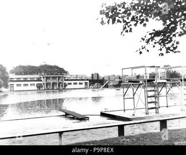 1921 Old Cedar Beach Pool and Poolhouse Allentown PA Stock Photo - Alamy
