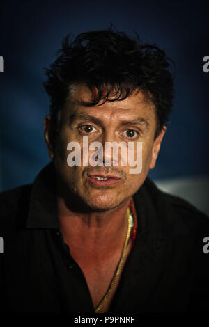 The Mexican rock band Caifanes, composed Hernadez Saul, Alfonso André ...