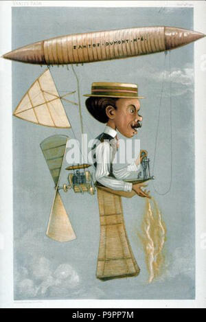 Alberto Santos Dumont, a pioneering Brazilian aviator, is known for his ...