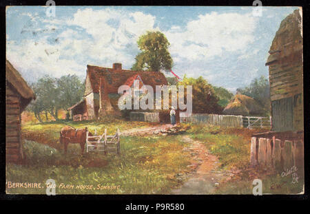 Berkshire, Old Farm House, Sonning Stock Photo - Alamy