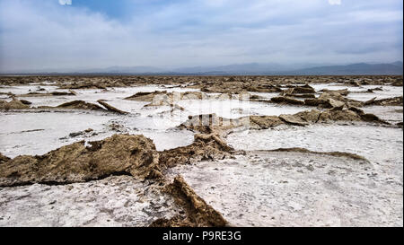 Salt Lake Karum aka Lake Assale or Asale , Danakil Afar, Ethiopia Stock ...
