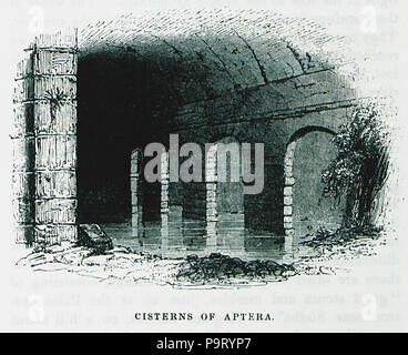 Cisterns of Aptera Pashley Robert 1837 Stock Photo - Alamy