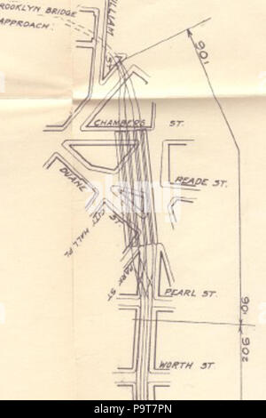 A 1908 plan of Chambers Street station, showcasing the design and ...