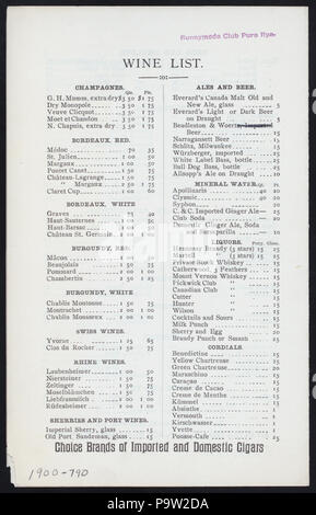 367 DAILY MENU (held by) KNICKERBOCKER HOTEL RESTAURANT (at) "384 AND ...