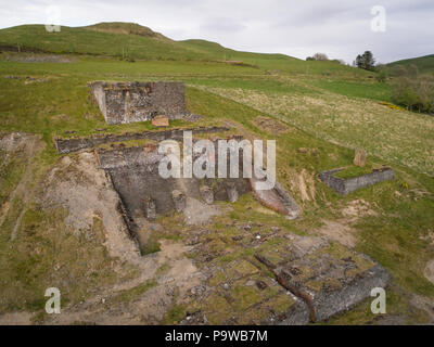 Frongoch lead and zinc Mine near Pontrhydygroes, Wales Stock Photo - Alamy