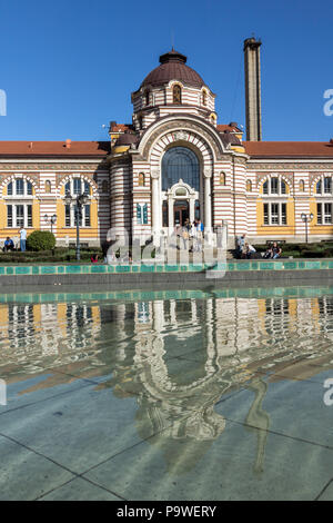 SOFIA, BULGARIA - APRIL 1, 2017: Spring view of National Library St ...