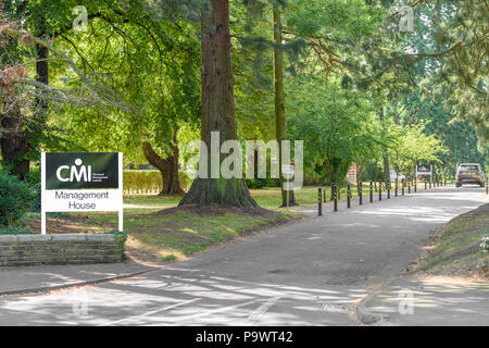 Entrance to the CMI (Chartered Management Institute) building and ...