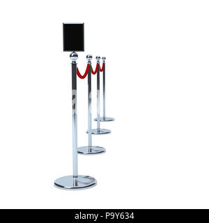 VIP Celebrity red carpet queue event on white background Stock Photo ...