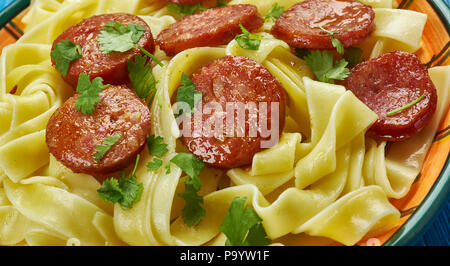 Creole Carbonara , recipe for Italian Carbonara and Creolize andouille ...