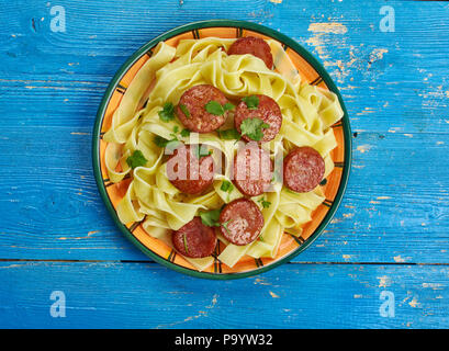 Creole Carbonara , recipe for Italian Carbonara and Creolize andouille ...