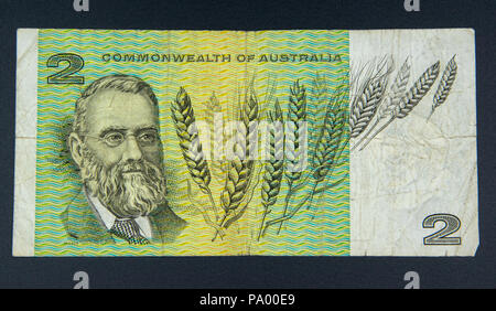 2 Australian Dollars with John Macarthur and William Farrer designed by ...