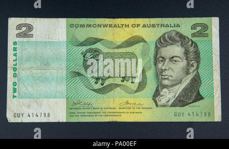 2 Australian Dollars with John Macarthur and William Farrer designed by ...