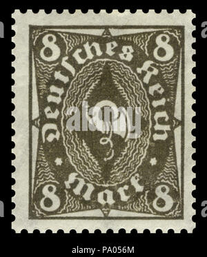 German - Posthorn - Stamps Stock Photo - Alamy