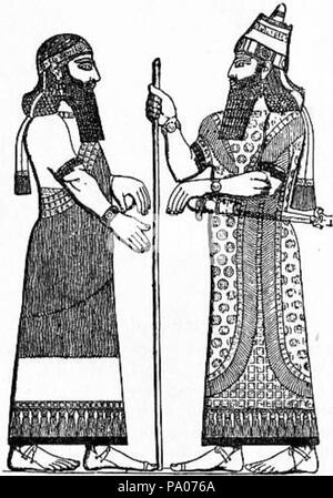 EB1911 Costume Fig. 7. Sargon and his Commander in Chief Stock Photo ...