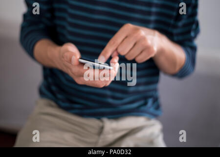 Close-up of a touchscreen, social media concept Stock Photo - Alamy