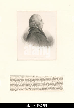 Gen. James Clinton (NYPL b12610213 422544 Stock Photo - Alamy