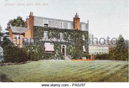 Charles Dickens ' house at Gad's Hill, UK.Home where the British Stock ...