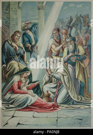 Die Weisen aus dem Morgenland - Die Weisen fragen auf ihrem Weg nach Bethlehem einen ...