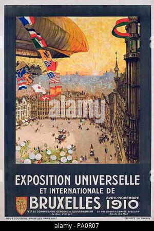 Expo brussels poster Stock Photo - Alamy