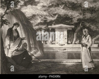 Fountain at Kiatana by Louis Dupré 1825 Stock Photo - Alamy