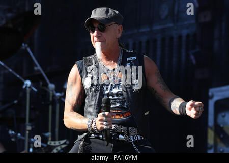 Vocalist Mark Tornillo Of German Heavy Metal Group Accept Performing ...