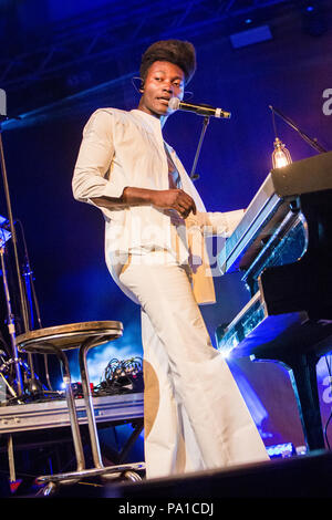 Milan Italy. 19 July 2018. The English musician and poet BENJAMIN ...